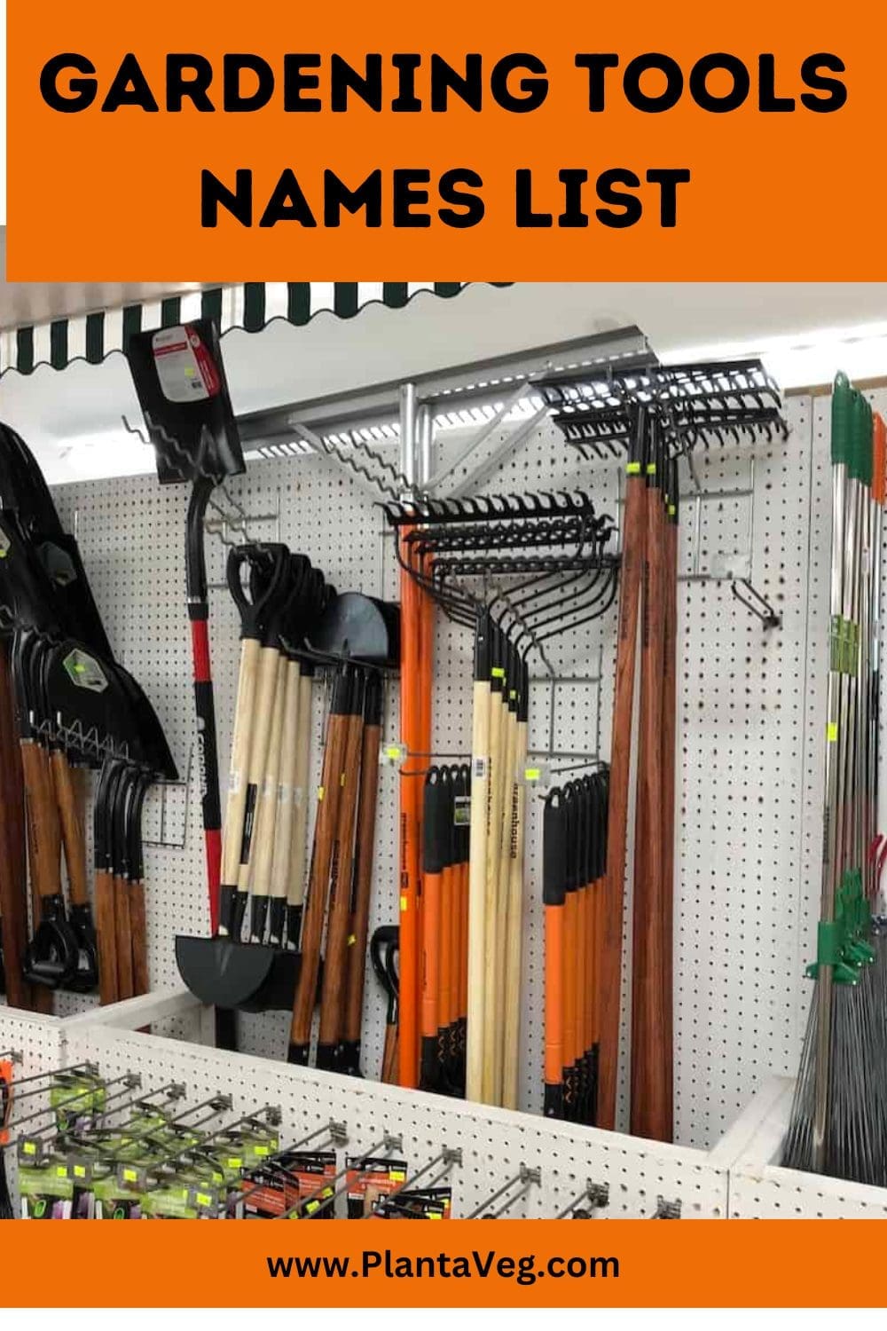 Gardening Tools Names | Plant A Veg